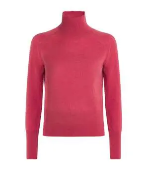 Women's Hot Pink Turtlenecks