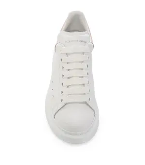 Alexander McQueen Leather Oversized Sneakers - White