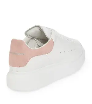 Alexander McQueen Leather Oversized Sneakers - White