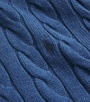Polo Ralph Lauren Cotton Cable-knit Sweater - Navy