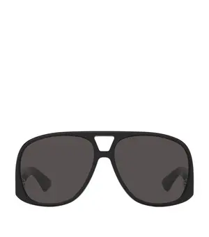 Saint Laurent Acetate Sl 652 Sunglasses - Black