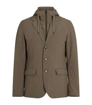 Herno Notched Lapel Outerwear For Men