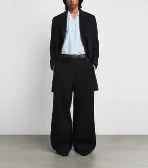 Isaia Cotton-linen Stripe Shirt