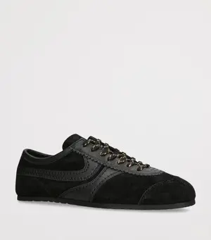 Dries Van Noten Dustin Suede Sneakers - Black