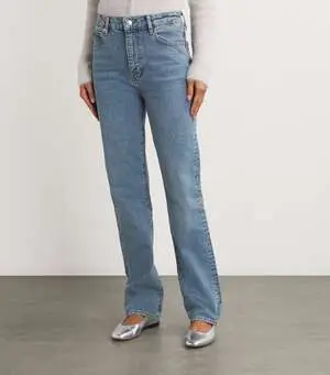 FRAME The Ruler Straight-leg Jeans - Navy