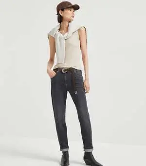 Brunello Cucinelli Stretch-cotton Ribbed Tank Top - Beige