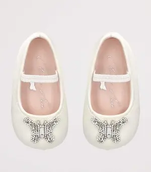 ARUNA SETH Satin Ballet Flats