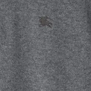 Burberry Cashmere-blend Quarter-zip Slim Sweater - Grey