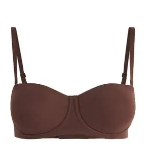 SKIMS Fits Everybody Strapless Bra - Brown