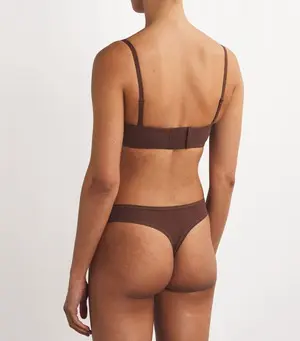 SKIMS Fits Everybody Strapless Bra - Brown