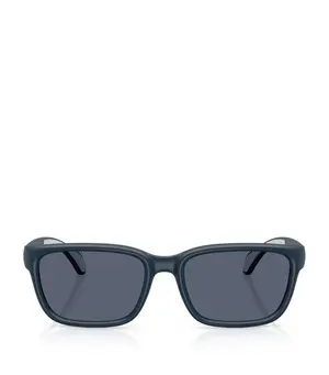Moncler Injected Slicka Me8002 Sunglasses - Blue