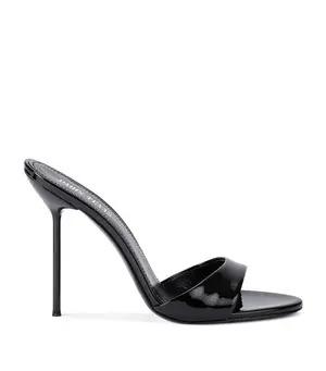 Paris Texas Lidia 105 Patent Leather Mules - Black