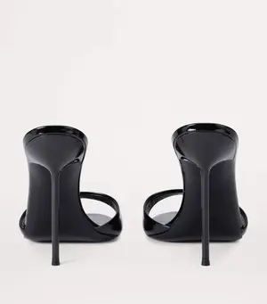 Paris Texas Lidia 105 Patent Leather Mules - Black