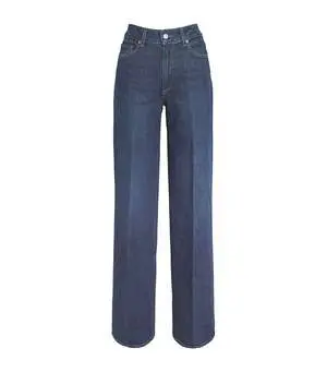 Paige Sasha High-rise Straight Jeans - Blue