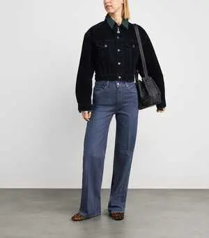 Paige Sasha High-rise Straight Jeans - Blue