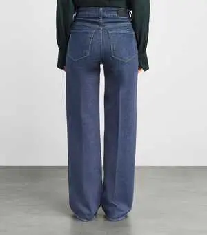 Paige Sasha High-rise Straight Jeans - Blue
