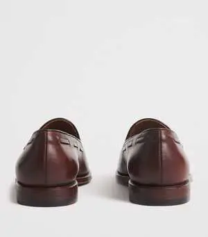 Polo Ralph Lauren Leather Tasselled Maestra Loafers - Brown