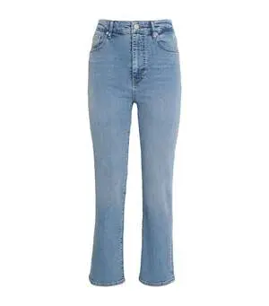 Women's Blue Cropped Jeans