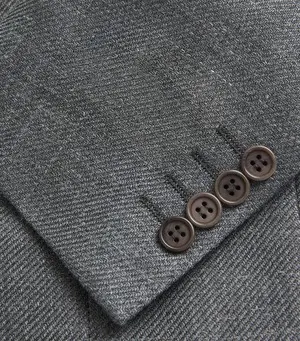 Canali Wool-blend Blazer - Grey