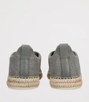 Zegna Canvas Triple Stitch Espadrilles