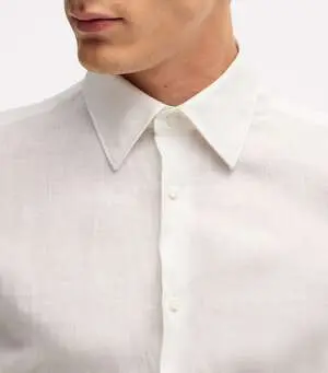 BOSS Linen Slim Shirt