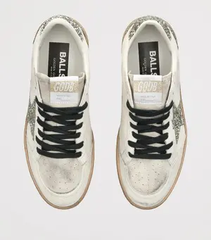GOLDEN GOOSE Suede Ball Star Sneakers - White