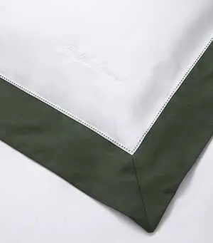 Ralph Lauren Cotton Langdon Super King Duvet Cover - Green