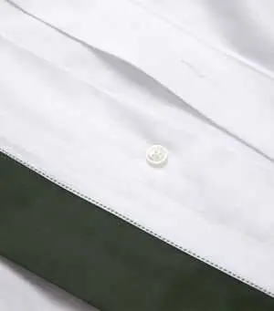Ralph Lauren Cotton Langdon Super King Duvet Cover - Green