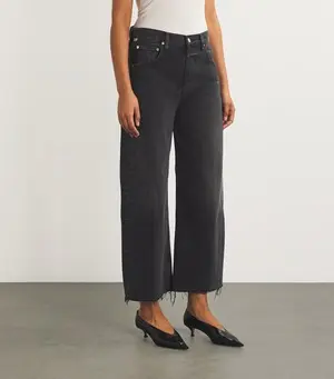Citizens Of Humanity Ayla Cropped Jeans - Black