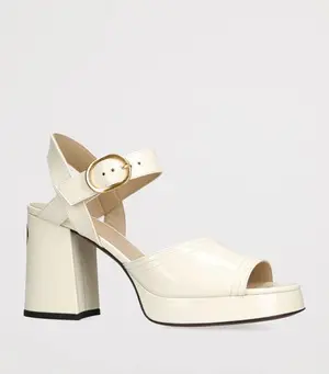 Valentino Garavani Fawcette 100 Heeled Sandals - Beige