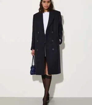 Max & Co. Wool-blend Overcoat - Blue