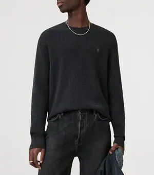 ALLSAINTS Organic Cotton-wool Aspen Sweater - Black