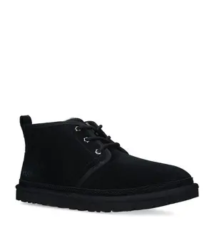 UGG Suede Neumel Lace-up Boots - Black
