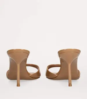 Paris Texas Lidia Patent Leather Mules - Beige
