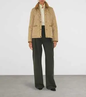 Burberry Quilted Field Jacket - Beige