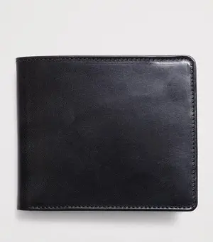SWAINE Leather Bifold Wallet - Black