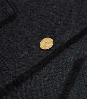 Thom Browne Tailored Wide-lapel Overcoat - Navy