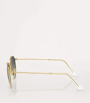 Ray-ban Round Metal Sunglasses - Gold