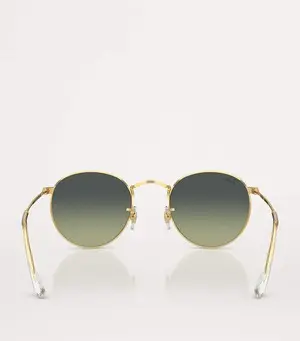 Ray-ban Round Metal Sunglasses - Gold