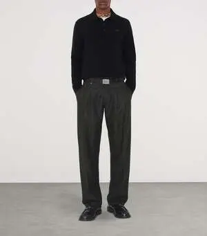 Burberry Cashmere Ekd Polo Shirt