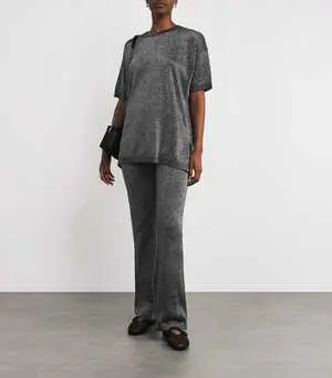 Missoni Metallic Flared Trousers