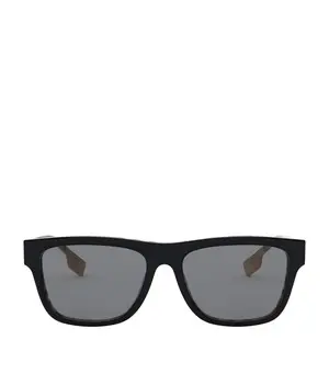 Burberry Acetate Square Sunglasses - Black