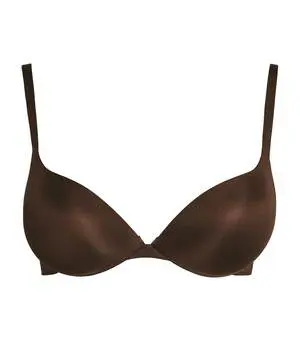 SKIMS Ultimate Push-up Plunge Bra - Brown