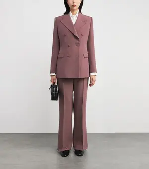 Brioni Silk Double-breasted Flavia Blazer