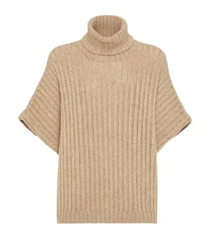 Brunello Cucinelli Cashmere Rollneck Sweater - Beige