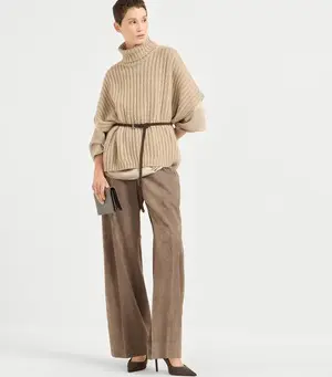 Brunello Cucinelli Cashmere Rollneck Sweater - Beige