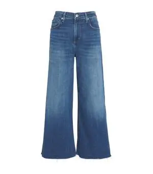 Women's High-Rise Wide-Leg Cropped Jeans