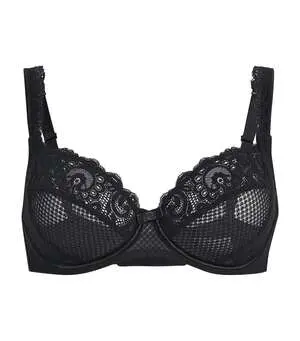 Maison Lejaby Lace Gaby Underwired Bra - Black