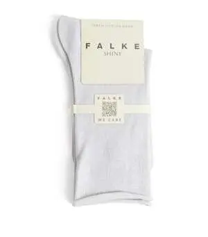 Falke Shiny Ankle Socks - White
