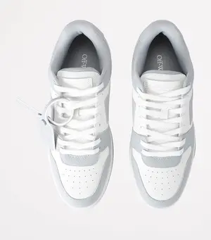Off-White Leather Out Of Office Sneakers - Grey